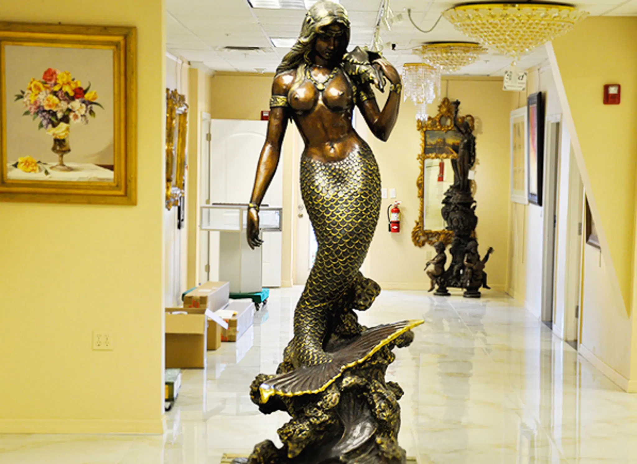 Mermaid Bronze Fountains | Enchanting Coastal Sculptures