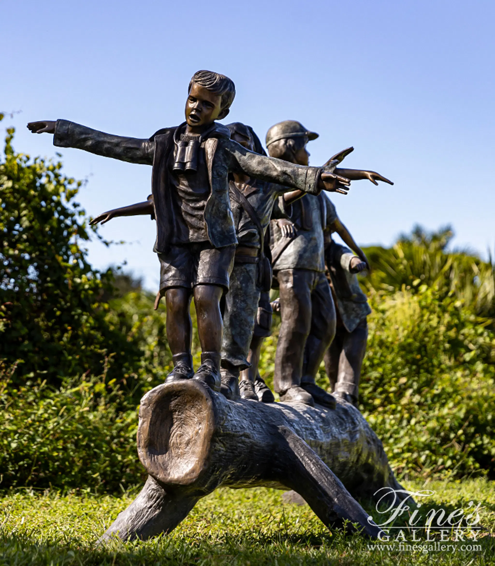 Children Bronze Statues | Playful Art | Fine's Gallery