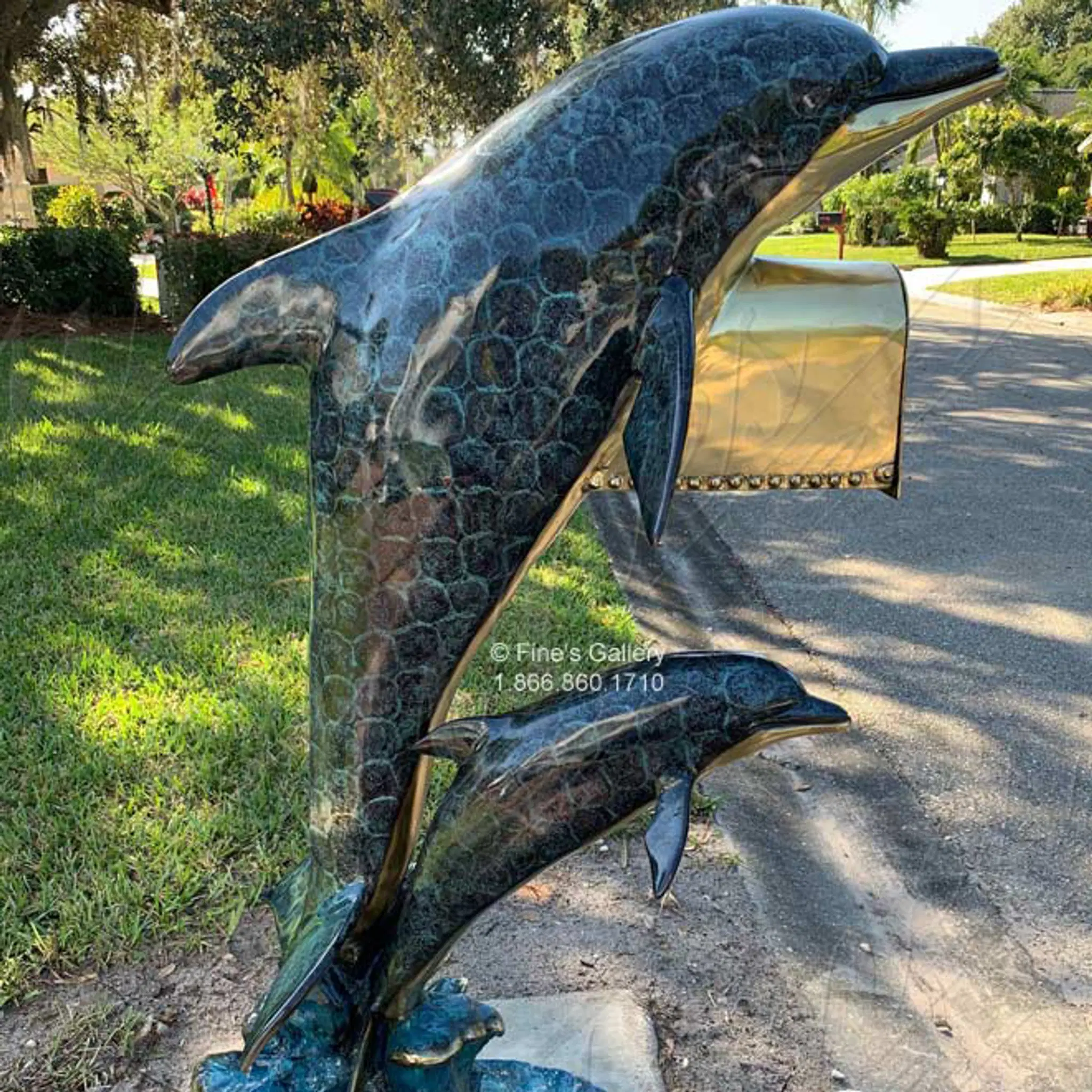 Stylish Mailboxes | Bronze Outdoor Decor | Fine's Gallery