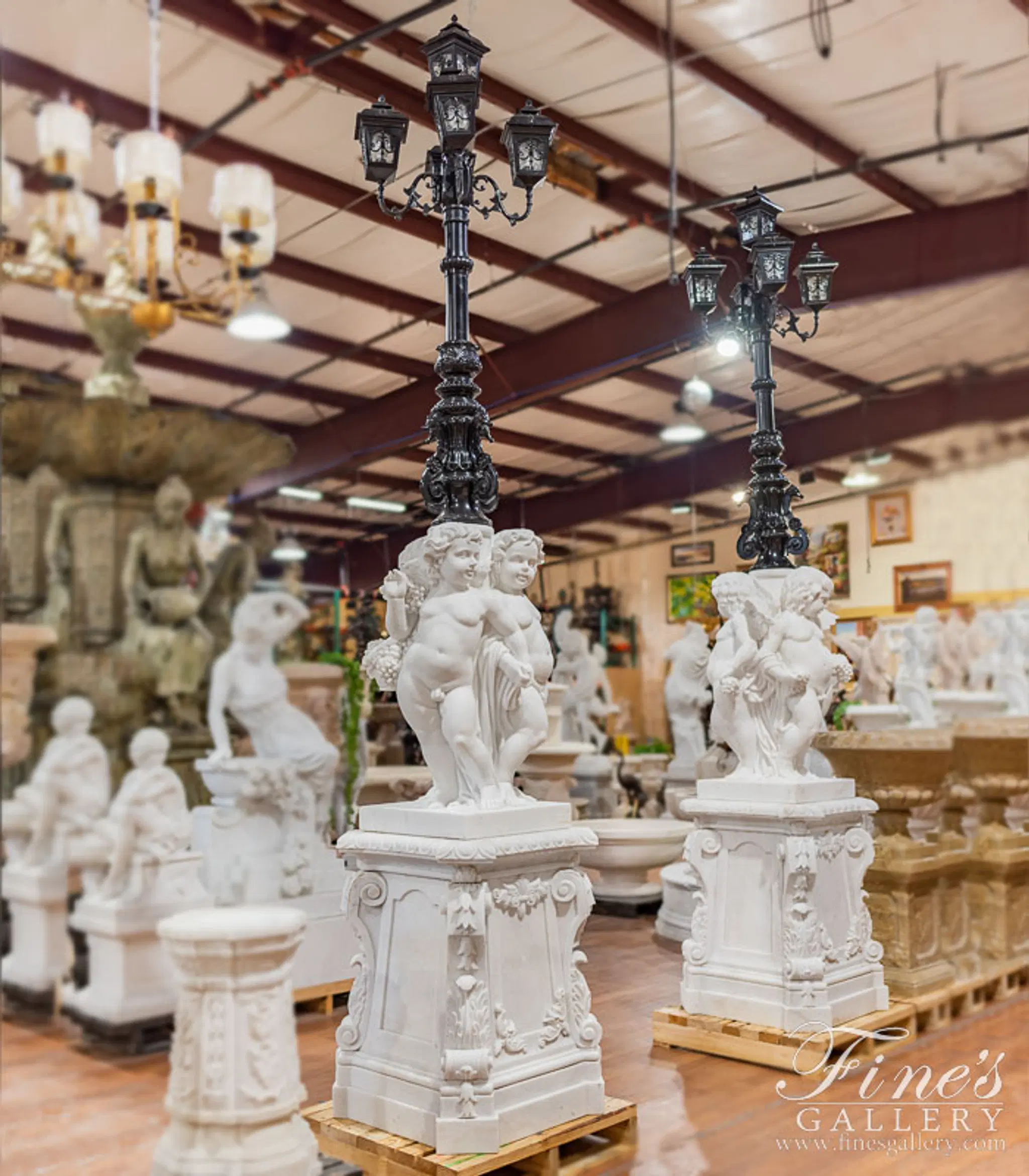 Statues | Marble & Bronze Statues | Fine's Gallery, LLC.